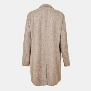 Hugo Boss Herringbone Wool Overcoat