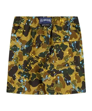 Palm Angels Drawstring Swim Shorts - Brown