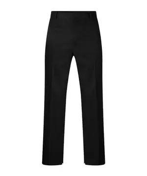 Off-White Slim Fit Tailored Trousers - Black