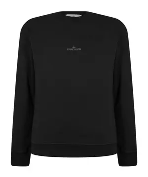 Stone Island Crewneck Sweatshirt With Logo Detail