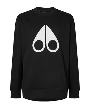 Moose Knuckles Essential Logo Sweatshirt - Black