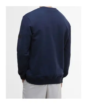 Barbour Grip Crew Neck Sweater With Zipped Pocket