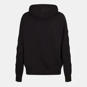 Off-White Hooded Knit Sweater