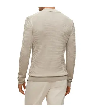 Hugo Boss Mock Neck Long Sleeve Knit Top