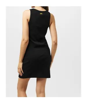 Barbour Sleeveless Round Neck Ribbed Dress