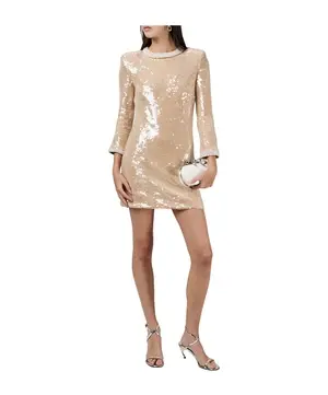 SELF-PORTRAIT Sequined Mini Dress