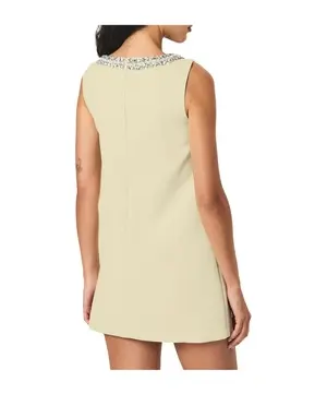 SELF-PORTRAIT Embellished Bow Mini Dress