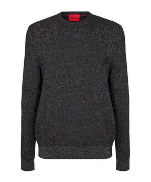 Hugo Boss Crewneck Knit Sweater - Black