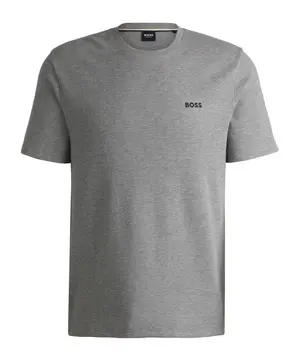 Hugo Boss Logo Crew-neck T-shirt - Gray