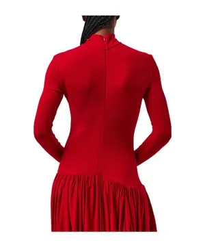 Magda Butrym Long Sleeve High Neck Dress