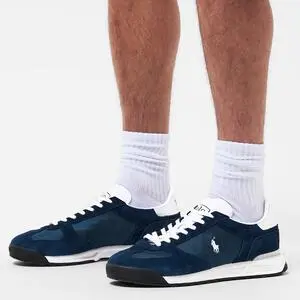 Polo Ralph Lauren Suede And Nylon Sneakers