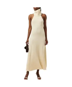 Magda Butrym High Neck Maxi Dress
