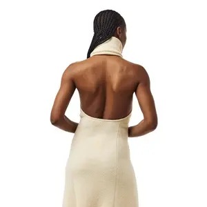 Magda Butrym High Neck Maxi Dress
