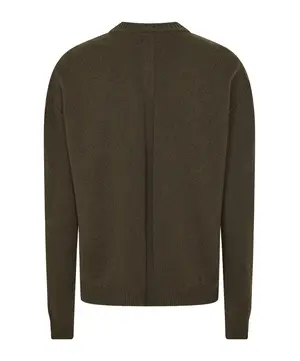 Rick Owens Crew Neck Knit Sweater - Green