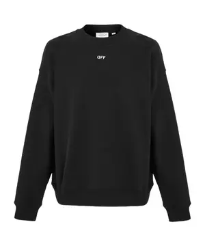 Off-white Crewneck Sport Outerwear For Men