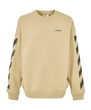 Off-White Long Sleeve Crewneck Sweatshirt