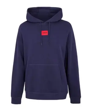 Hugo Boss Over-the-head Hoodie - Blue