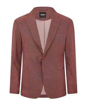 Hugo Boss Single-breasted Blazer - Red