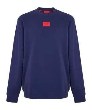 Hugo Boss Diragol Crew-neck Sweatshirt - Blue