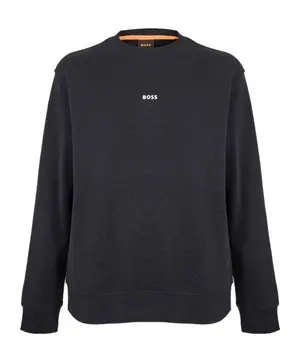 Hugo Boss Boss Wesmallcrew Crew Neck Sweater - Black