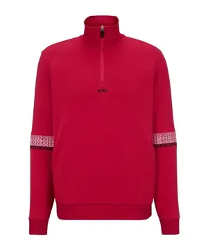 Hugo Boss Boss Sweat Zip Sn99 - Red