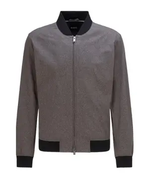 Hugo Boss Boss Bomber Jacket With Zip-up Closure