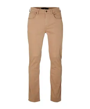 7 For All Mankind Slimmy Sateen Slim Fit Trousers - Beige