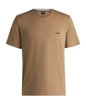 Hugo Boss Pure Cotton Short Sleeve T-shirt - Brown