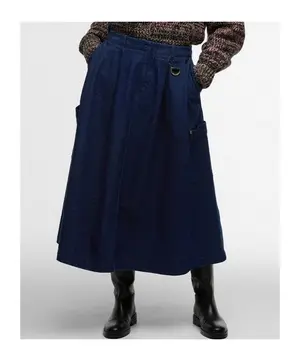 Barbour Belt Loop Midi Skirt