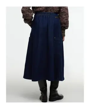 Barbour Belt Loop Midi Skirt