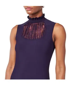 Alexander McQueen Lace Midi A-line Dress