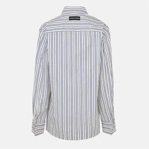 MARINE SERRE Striped Pattern Long-sleeve Shirt