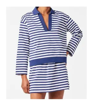 Posse Striped Polo Collar T-shirt
