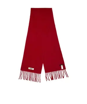 Jacquemus Jacquard Midweight Scarf - Red