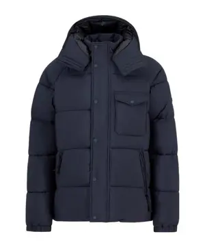 Barbour Long-sleeved Hooded Quilted Jacket
