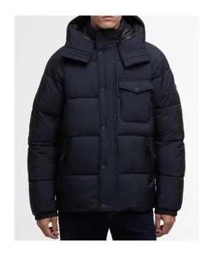 Barbour Long-sleeved Hooded Quilted Jacket