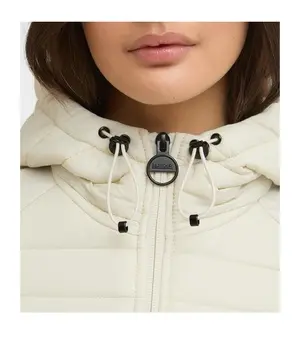 Barbour Long-sleeved Quilted Casual Jacket - White