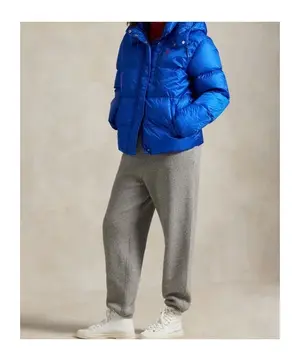Polo Ralph Lauren Carly Puffer Jacket With Detachable Hood - Blue