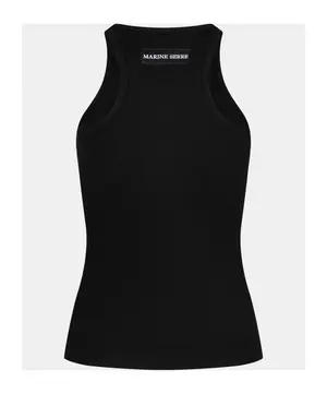 MARINE SERRE Logo Ribbed Vest