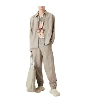 Emporio Armani Zip-front Collared Overshirt
