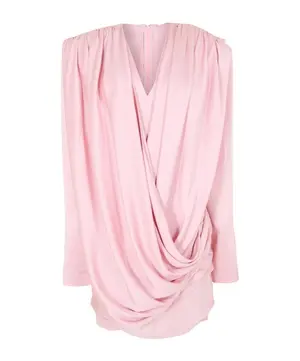 Stella McCartney Long Sleeve Draped Dress