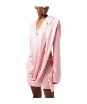 Stella McCartney Long Sleeve Draped Dress