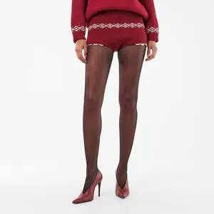 Magda Butrym Checkered Knit Shorts