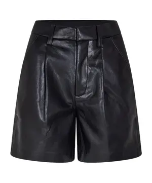 ANINE BING Belt Loop Shorts - Black