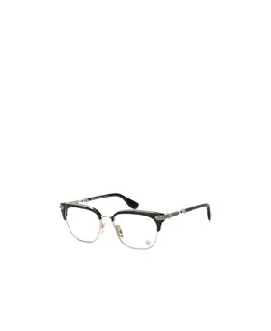 Chrome Hearts Square Mirror Eyeglasses - Black