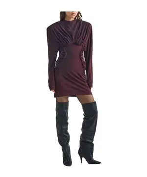 Stella McCartney Long-sleeve High-neck Dress