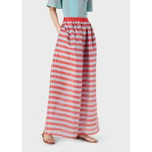 Emporio Armani Striped Half-length Skirt