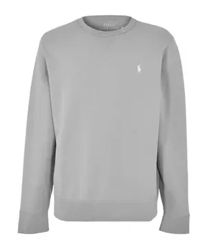 Polo Ralph Lauren Crew Neck Sweatshirt With Embroidered Logo - Black