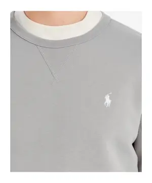 Polo Ralph Lauren Crew Neck Sweatshirt With Embroidered Logo - Black