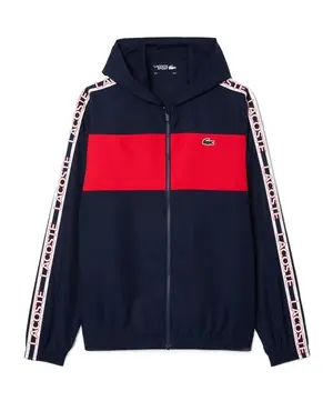 Lacoste Color Blocked Striped Track Jacket